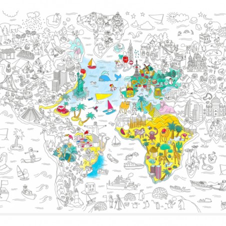 Poster de coloriage géant XXL - L'Atelier Français