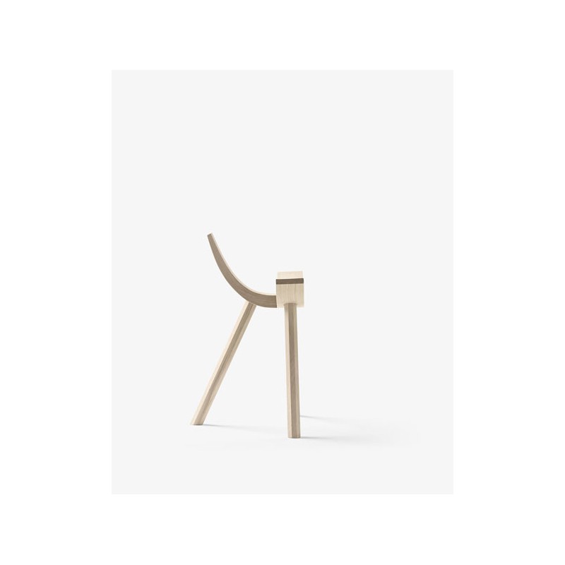 Hiruki stool - solid oak - L'Atelier Français