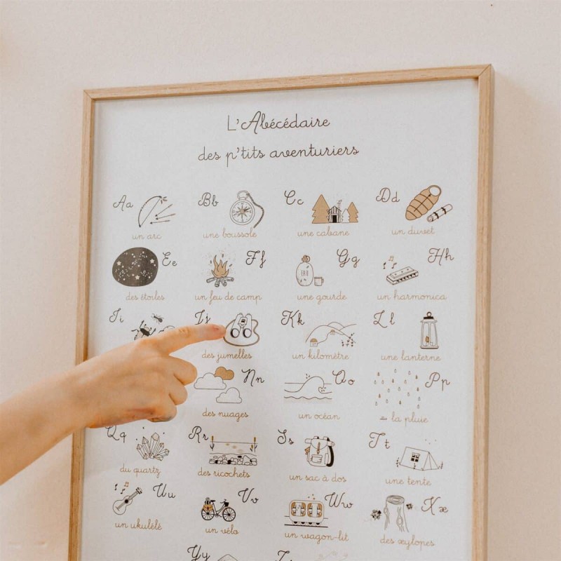 Alphabet poster - l'Atelier Français